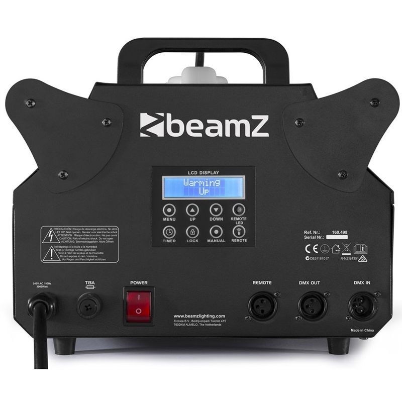 MAQUINA DE FUMO BEAMZ S3500 DMX - Produtos BEAMZ ao melhor preço só na ...